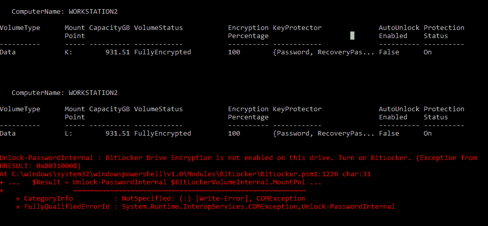 5 Scripts to Unlock Lock Pause and Resume Bitlocker - Sundstedt Animation
