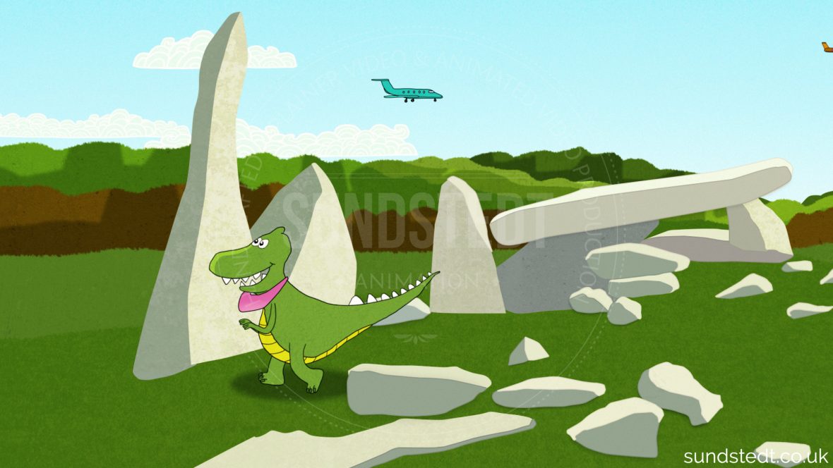Work in progress images from our new childrens dinosaur animation ...