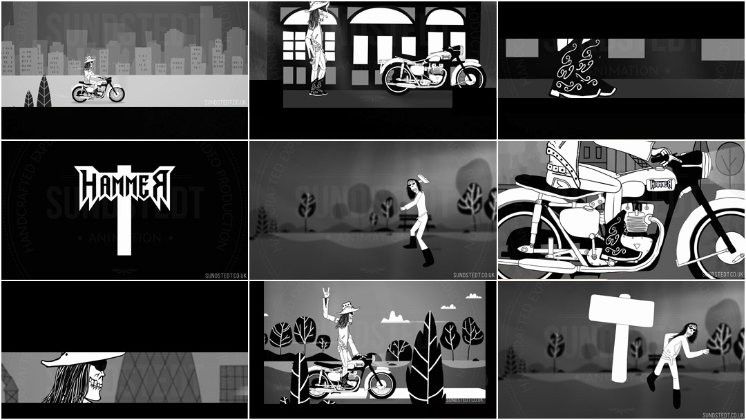 2D Animated music video production company - Sundstedt Animation
