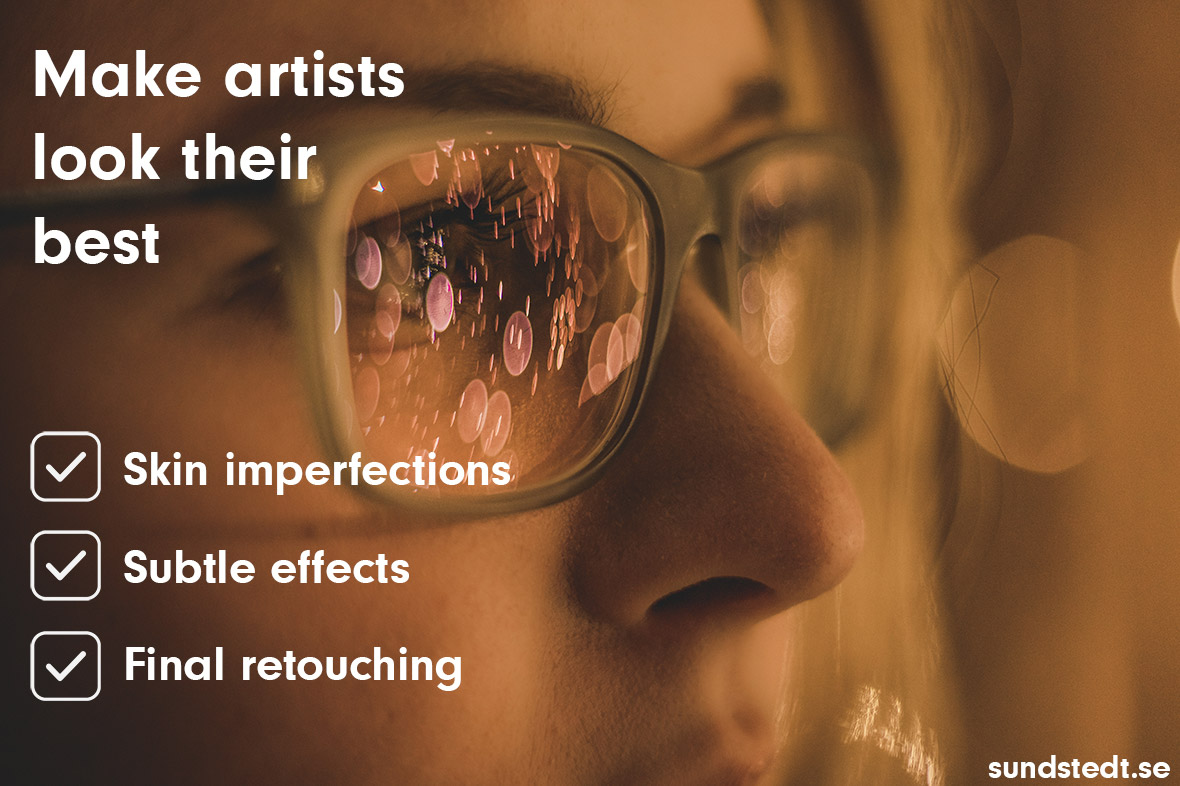 Video skin retouch services - Professional video skin retouching service