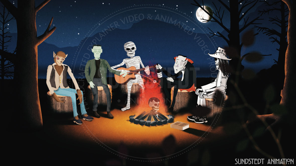 2D Animated music video production company - Sundstedt Animation